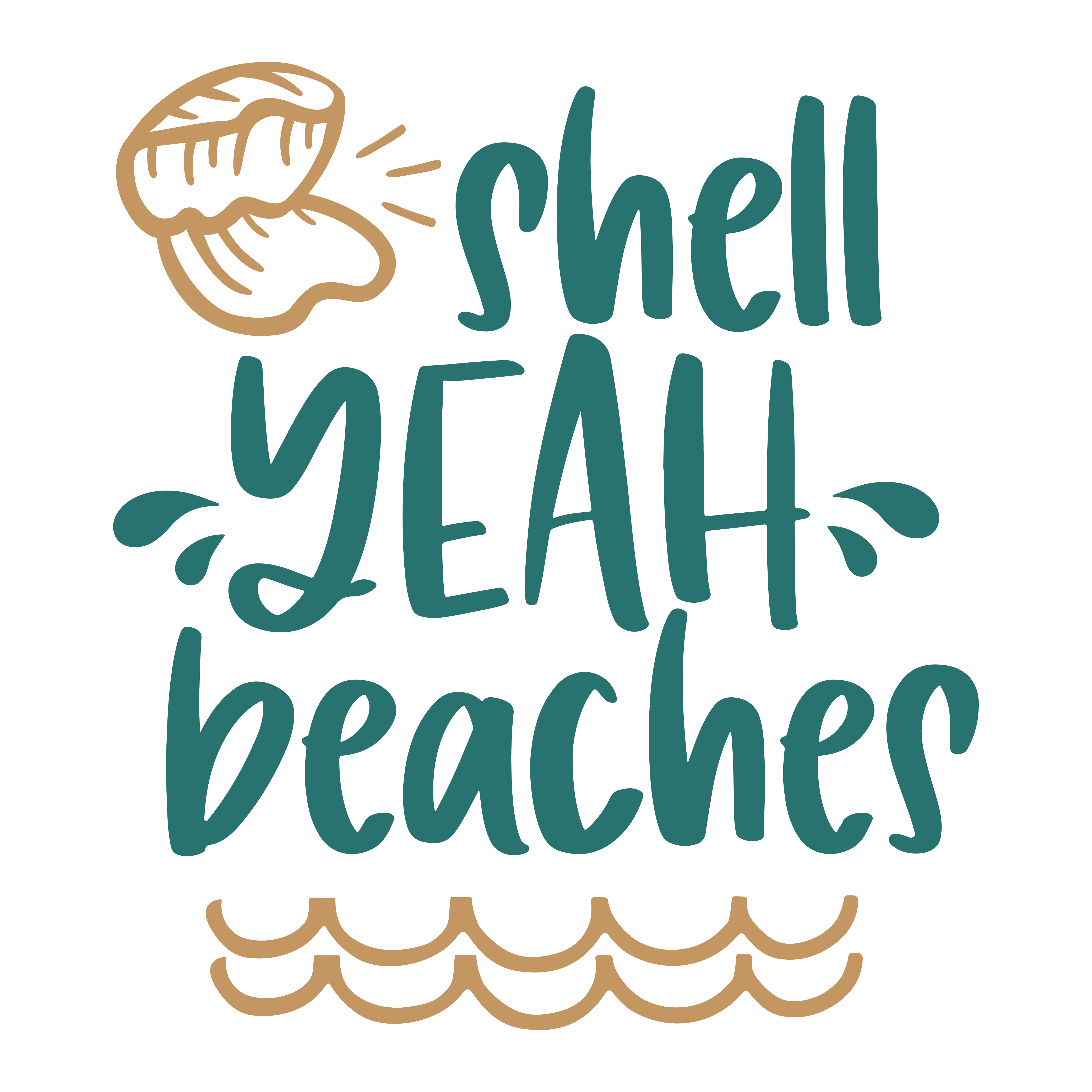 SHELL YEAH BEACHES – SUGER BEE BLING